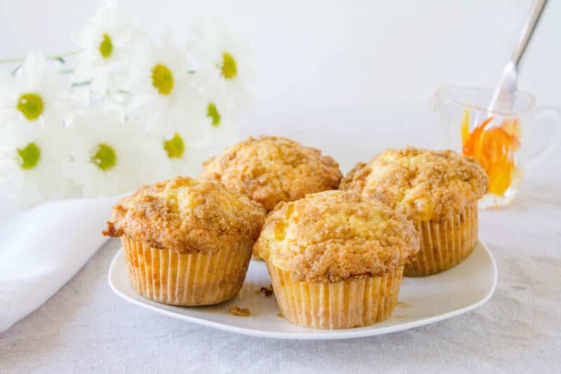 Breakfast Muffins Recipe (Orange Marmalade Muffins) - Mon Petit Four