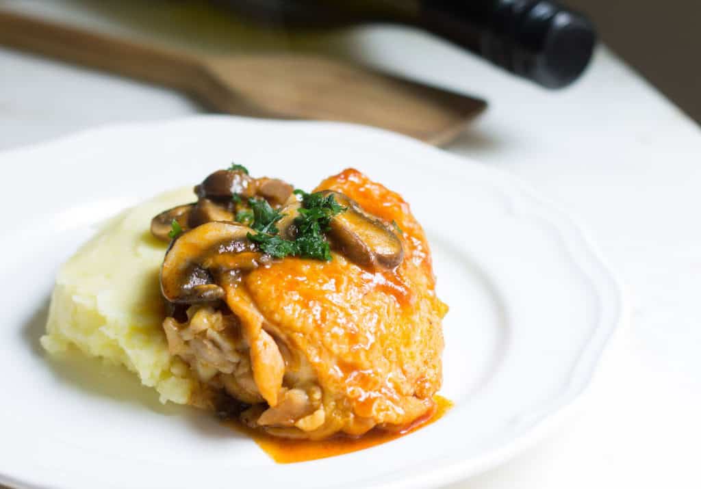 Chicken Chasseur Recipe (Hunter's Chicken) - Mon Petit Four®