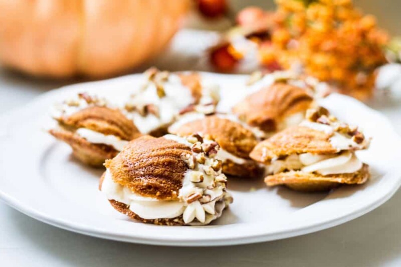 Madeleines Dessert: Pumpkin Spice Madeleine Sandwiches - Mon Petit Four
