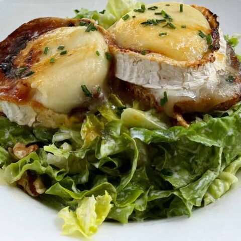 Warm Goat Cheese Salad Recipe - Mon Petit Four®